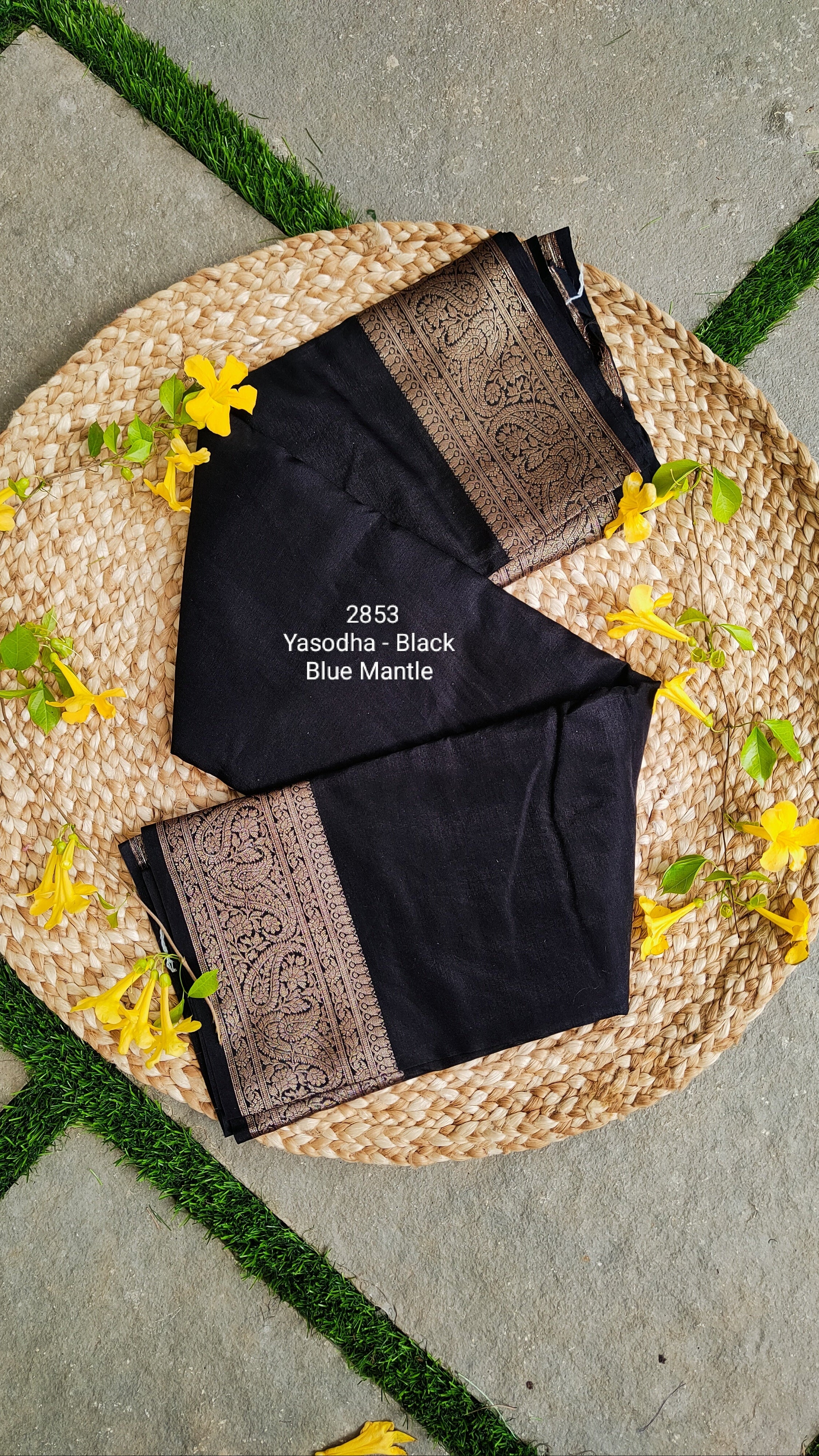 2853: 'Yasodha' - Black – Blue Mantle Store