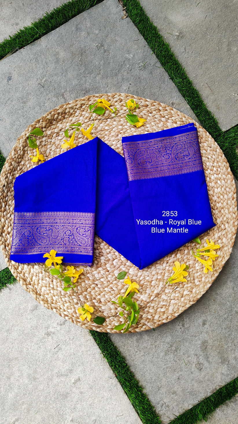 2853: 'Yasodha' - Royal Blue – Blue Mantle Store